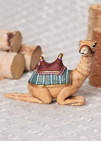 Lori Mitchell Camel Figurine | Playful Nativity Scenes - TheHolidayBarn.com