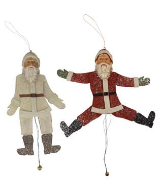 Jumping Jack Santa - TheHolidayBarn.com