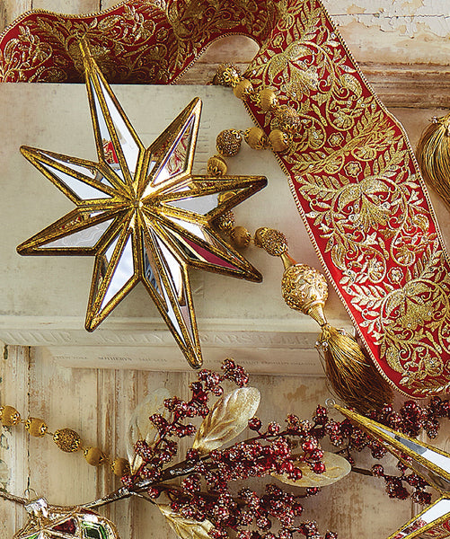 The Christmas Star Ornament | Star of Bethleham | Mirrored Silver Gold ...