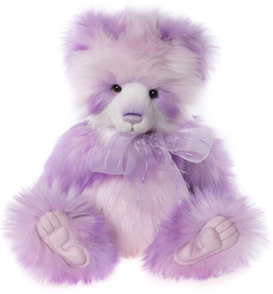 Charlie Bears Annette Bear Pink & Purple Teddy Bear - Lavender ...