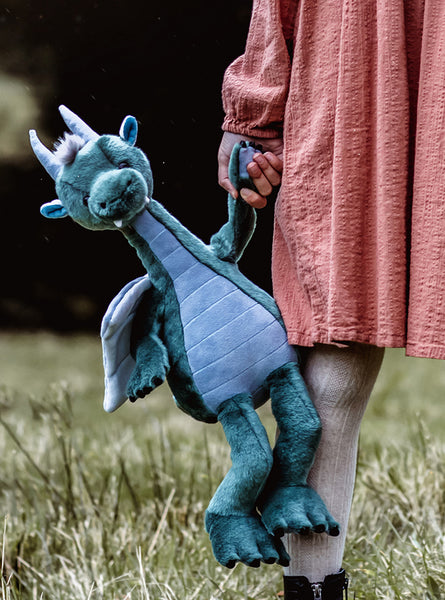 Charlie Bears Spades Dragon Plush | Green Dragon Stuffed Animals ...