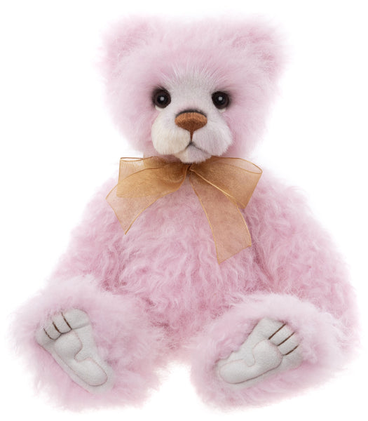 Lilly Teddy Bear with Wavy Pink Plush fur | Charlie Bears 2025 ...
