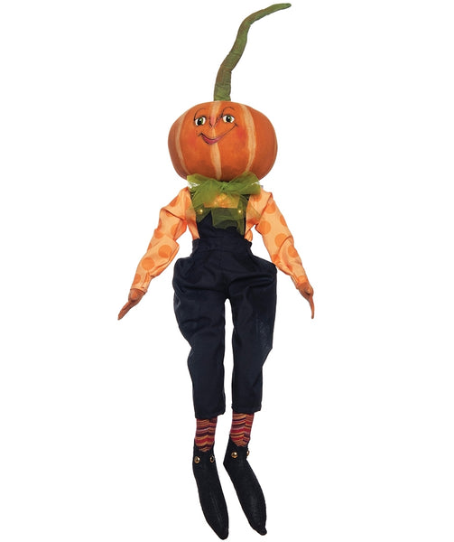 Huey Pumpkin Doll | Joe Spencer Halloween Dolls made from cloth ...