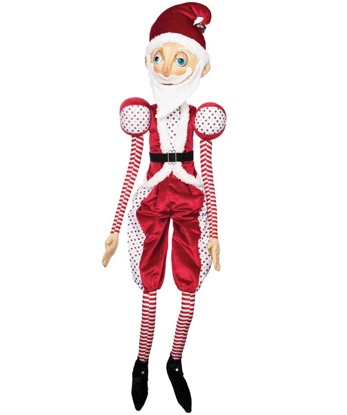 Joe Spencer Santi Doll | Santa Claus Christmas Dolls - TheHolidayBarn.com
