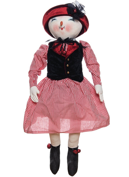 Joe Spencer Sonya Snow Doll | Christmas 2023 - TheHolidayBarn.com