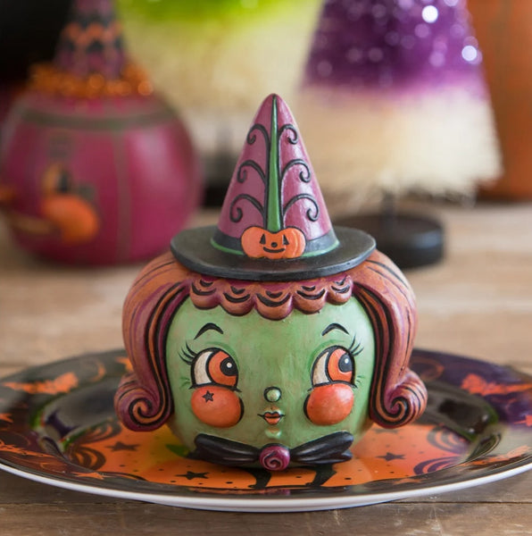 Hagatha Hollow Witch Head Container | Johnna Parker Halloween 2024 ...