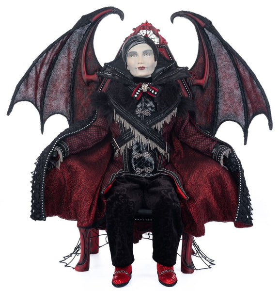 Katherine's Collection Vampire Doll & Chair Set Count Blade VonBitten ...