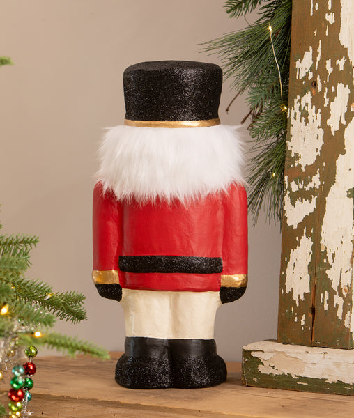 Chestnut Charlie Nutcracker Paper Mache | Bethany Lowe Christmas Decor ...