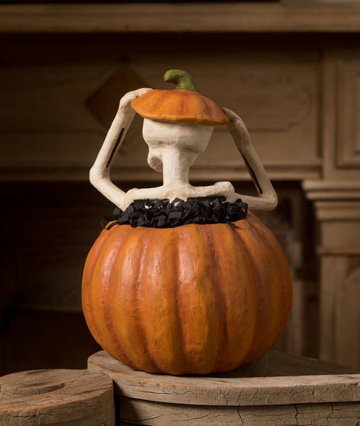 Pop Up Skelly, Paper Mache | Bethany Lowe Halloween Decorations ...