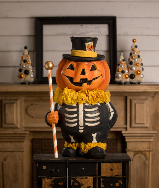 Peter Pumpkinton, Paper Mache Halloween Decorations | Bethany Lowe ...
