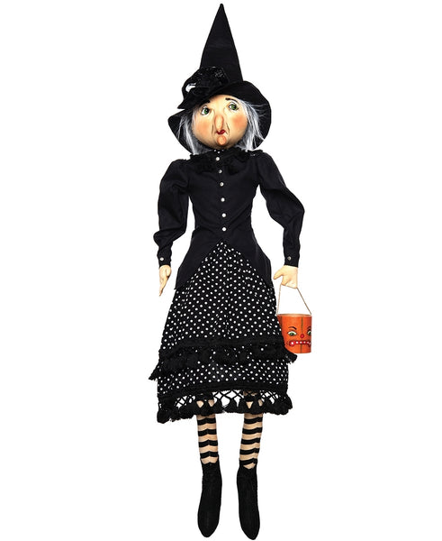 Joe Spencer Rowena Witch | Cloth Halloween Dolls - TheHolidayBarn.com