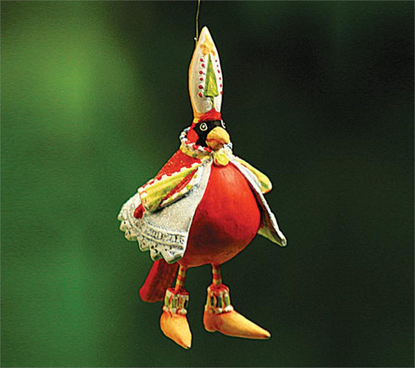 Patience Brewster Mini Cardinal Ornament - TheHolidayBarn.com