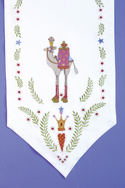 Patience Brewster Nativity Table Runner - TheHolidayBarn.com