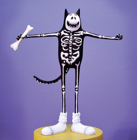 Patience Brewster Boney Cat Skeleton - TheHolidayBarn.com