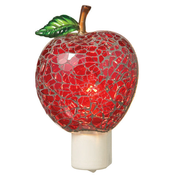 Apple Mosaic Night Light | Light in the Night - TheHolidayBarn.com