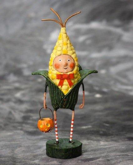 Lori Mitchell Corny Guy | Halloween Figurines | Corn Boy in Costume ...