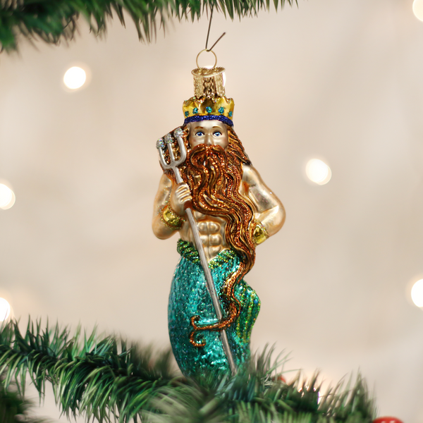 Neptune Ornament - Christmas Ornament - TheHolidayBarn.com