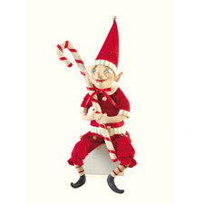 Albie Elf | Joe Spencer Gathered Traditions - TheHolidayBarn.com