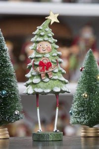 Lori Mitchell Bruce Spruce Figurine - TheHolidayBarn.com