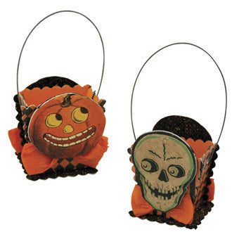Casey Mack Halloween I Mini Ghoulish Buckets - TheHolidayBarn.com