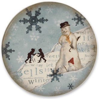 Winter Wonderland Dinner Plate - TheHolidayBarn.com