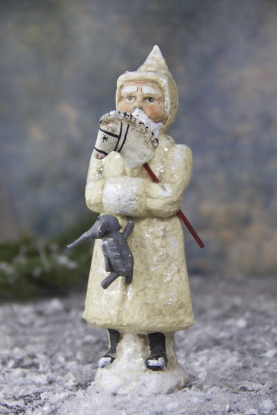 Debbee Thibault The Toy Maker Santa - TheHolidayBarn.com