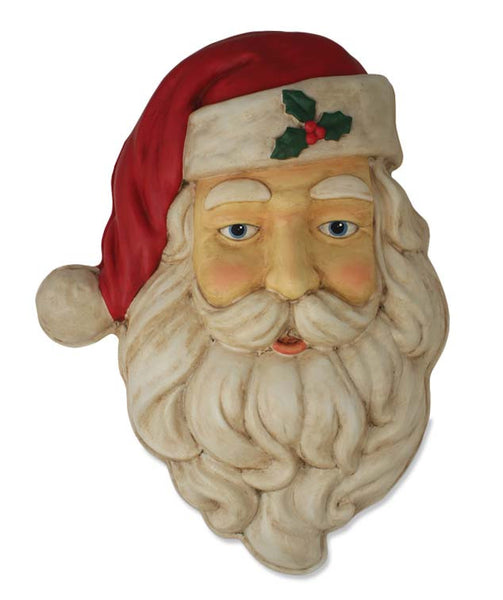 Hanging Santa Head | Bethany Lowe Christmas Collection - TheHolidayBarn.com