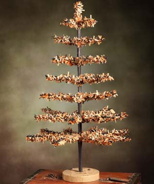 Halloween Fringed Paper Tree Bethany Lowe - TheHolidayBarn.com