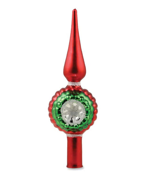 Traditional Glass Finial Tree Topper | Bethany Lowe - TheHolidayBarn.com