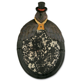 Victorian Crow Mirror - TheHolidayBarn.com