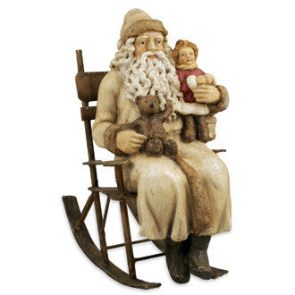 Santa in Rocking Chair | Bethany Lowe Designs - TheHolidayBarn.com