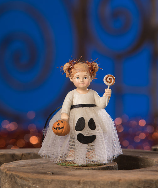 Bethany Lowe Little Boo Figurine | Cute Halloween Figurines ...