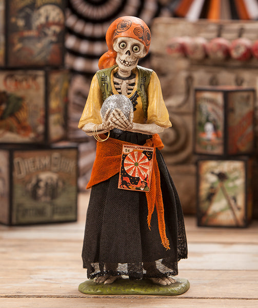 Skeleton Gypsy by Bethany Lowe - 2018 Halloween - TheHolidayBarn.com