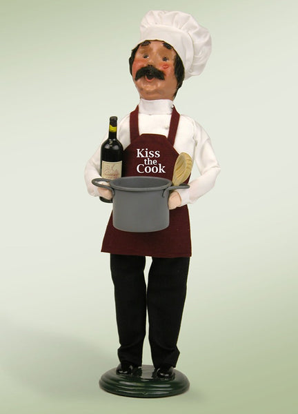 Byers Choice Kiss the Cook Chef - TheHolidayBarn.com