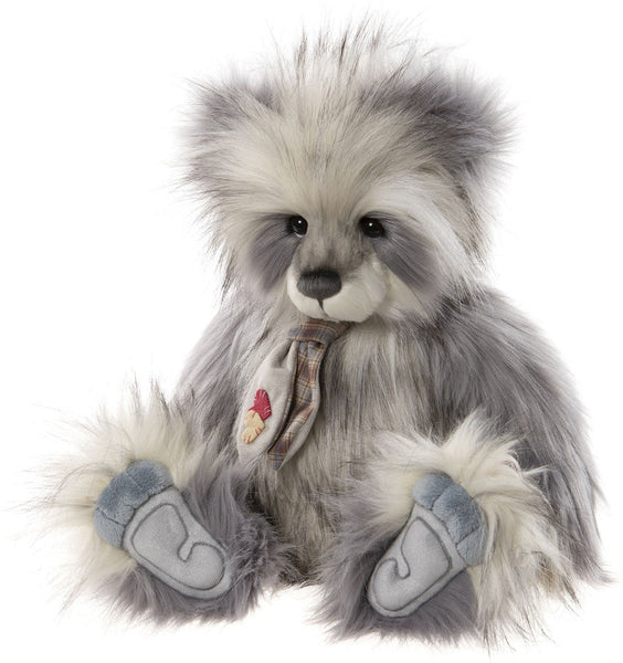 Charlie Bears Stewart Teddy Bear with Gray, White | Charlie Bears ...