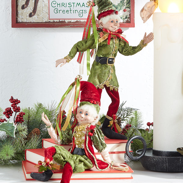 Classic Christmas Elves, 16" | Dressed Up for A Christmas Party ...