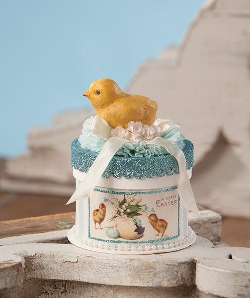 Easter Chick on Box by Bethany Lowe | Vintage Inspired Easter Decor ...