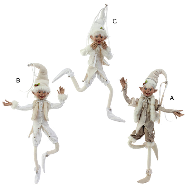Winter White Elves | Cozy Knits Theme - TheHolidayBarn.com