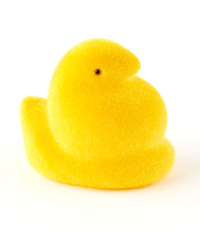 Flocked Peeps, Large Yellow Peep, 6" | Easter Decorations ...