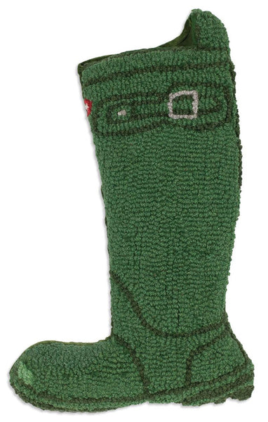 Hunting Boot Stocking | Hand Hooked Wool Christmas Stocking ...
