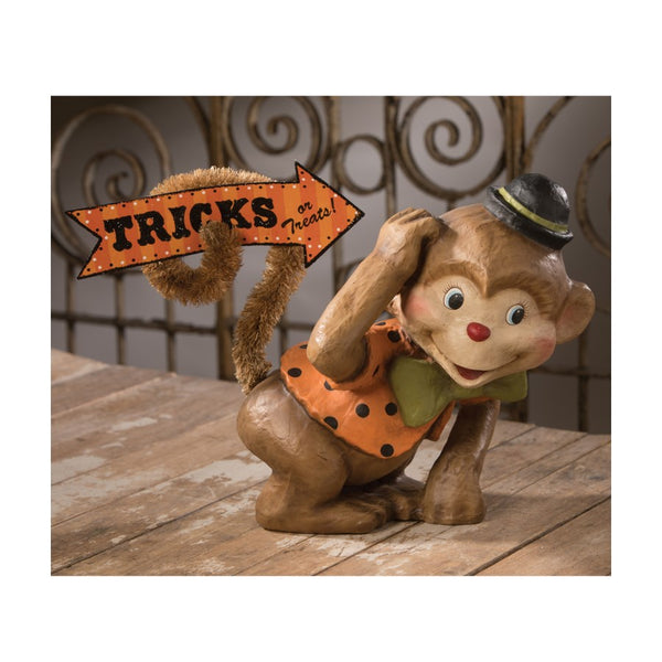Monkey Boo |Cute Halloween Decorations by Bethany Lowe - TheHolidayBarn.com