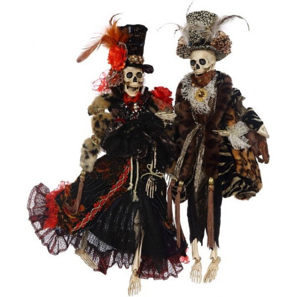 Haute Couture Skeleton Couple 21" | Mark Roberts Halloween ...