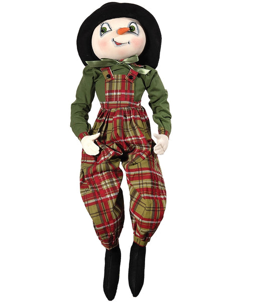 Joe Spencer Jansen Snowman Doll | Christmas Dolls - TheHolidayBarn.com