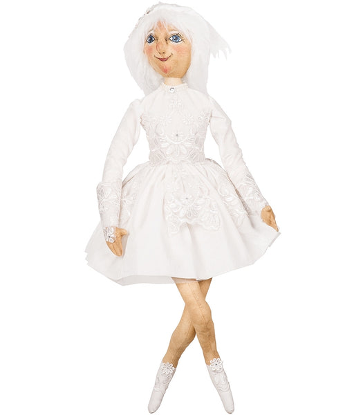 Angelica Snow Girl Doll | Joe Spencer Christmas Dolls - TheHolidayBarn.com