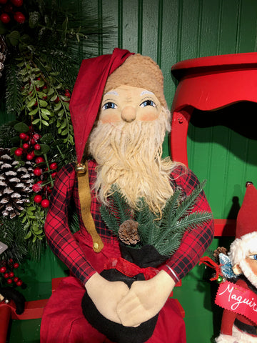 Joe Spencer Christmas Dolls | Gathered Traditions - TheHolidayBarn.com