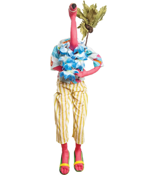 Fernando Flamingo Doll | Joe Spencer Dolls - TheHolidayBarn.com