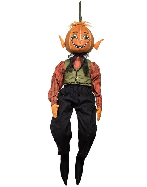 Joe Spencer Geoffrey Pumpkin Boy | Cloth Halloween Dolls ...