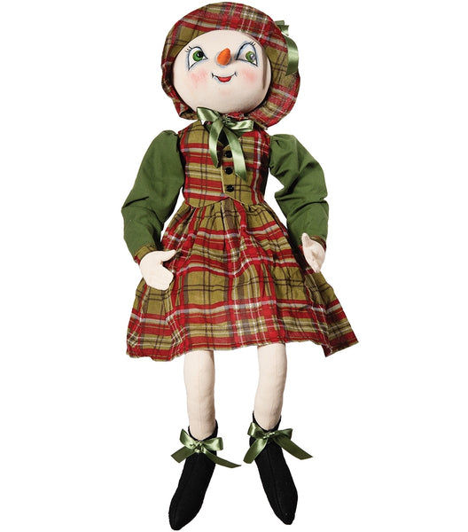 Joe Spencer Jenny Snow Girl Doll | Christmas Dolls - TheHolidayBarn.com