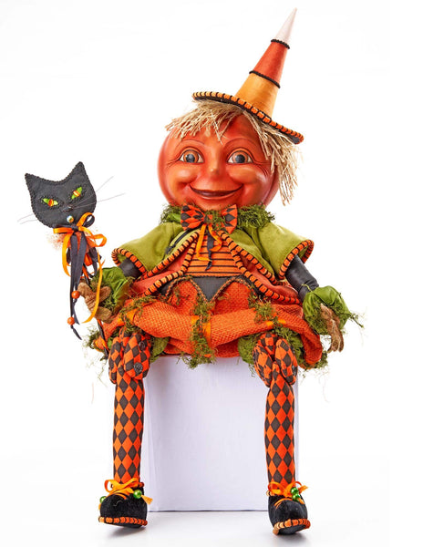 Katherine's Collection Pumpkin Doll | Friendly Halloween Decorations ...