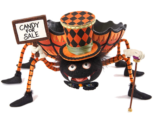 Silly Spider Candy Dish | Katherine's Collection Halloween ...